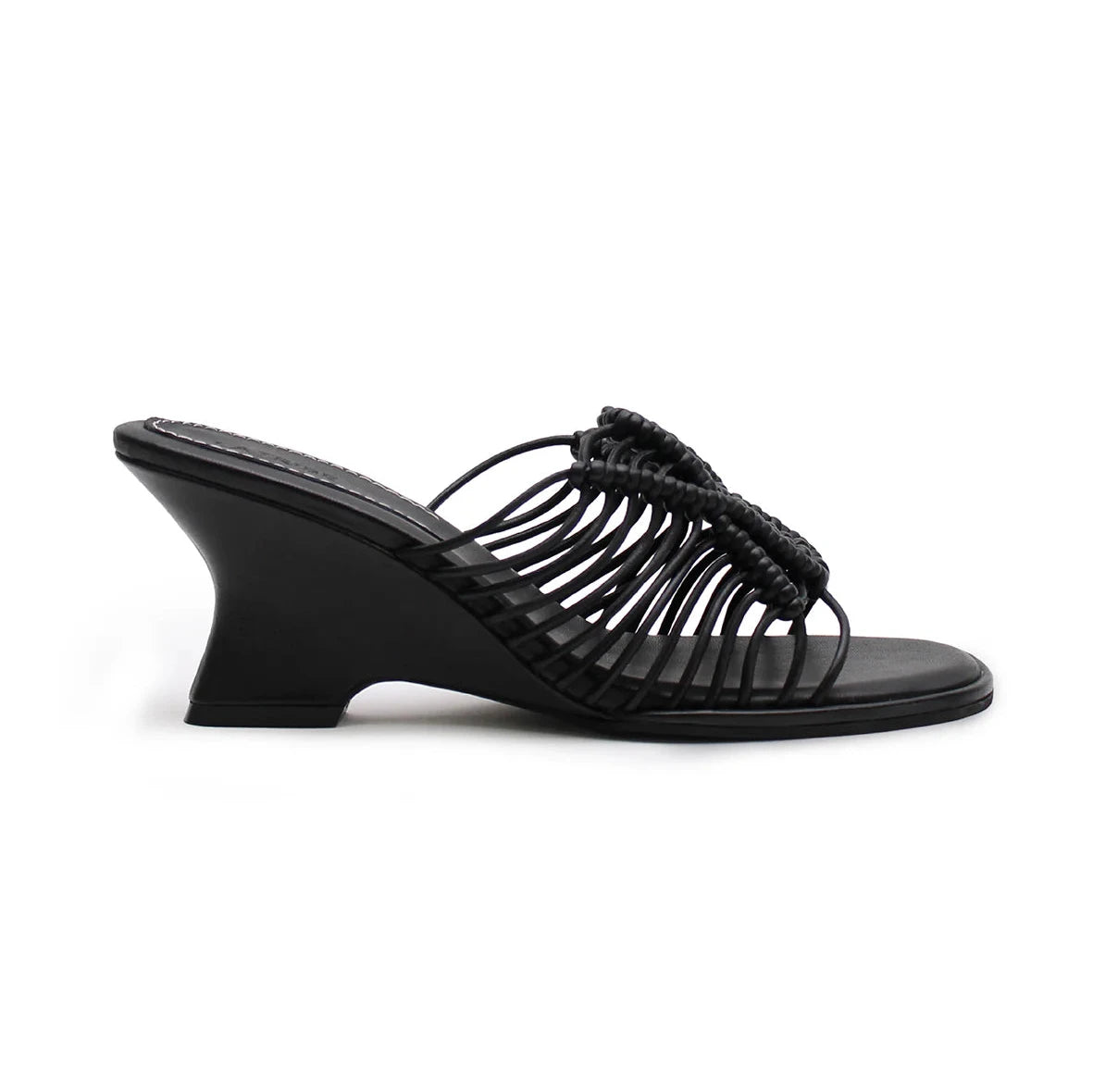 Macrame Wedge | Black – The Birdcage Ltd