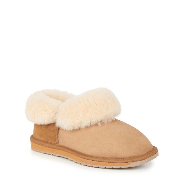 Platinum Mintaro Slipper | Chestnut – The Birdcage Ltd